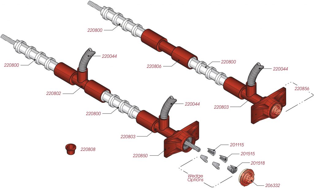 0.5” GTI Zero Void® Bonded Fixed-End Anchorage | GTI
