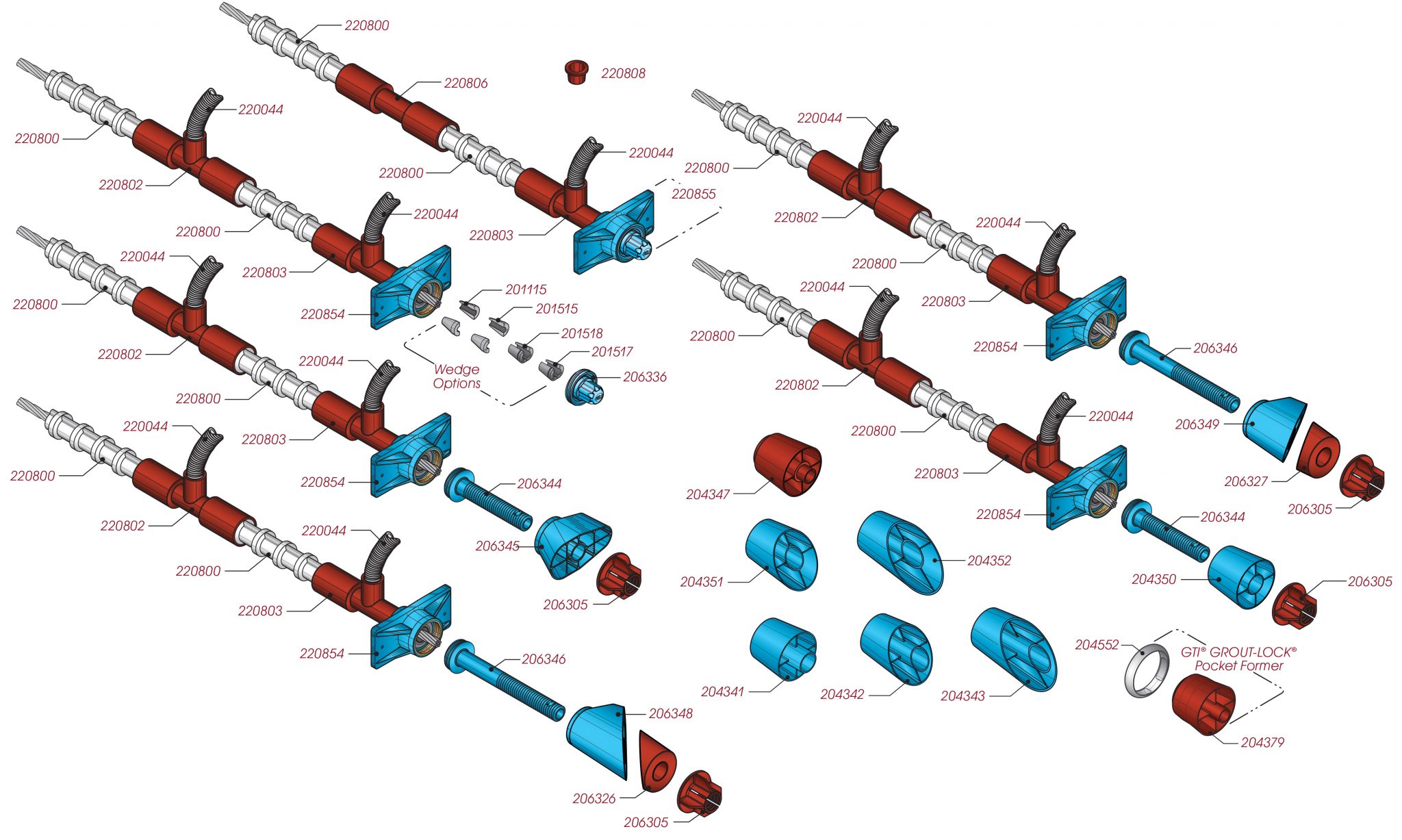 0.5” GTI Zero Void® Bonded Stressing-End Metal Ring | GTI